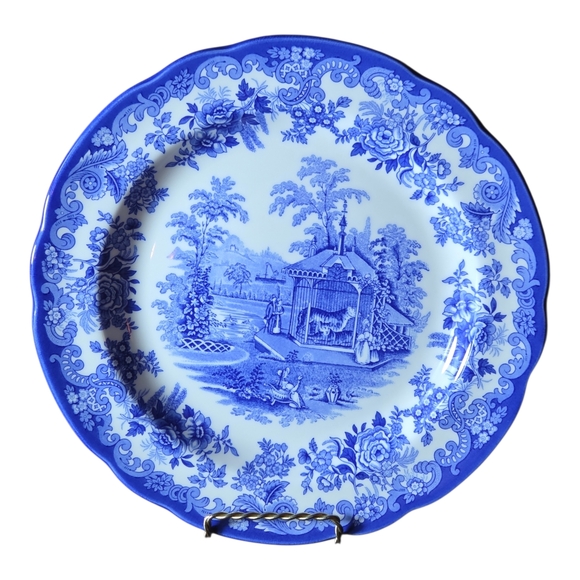 Spode | Dining | Spode Blue And White Scenic Plate Inche Plate | Poshmark